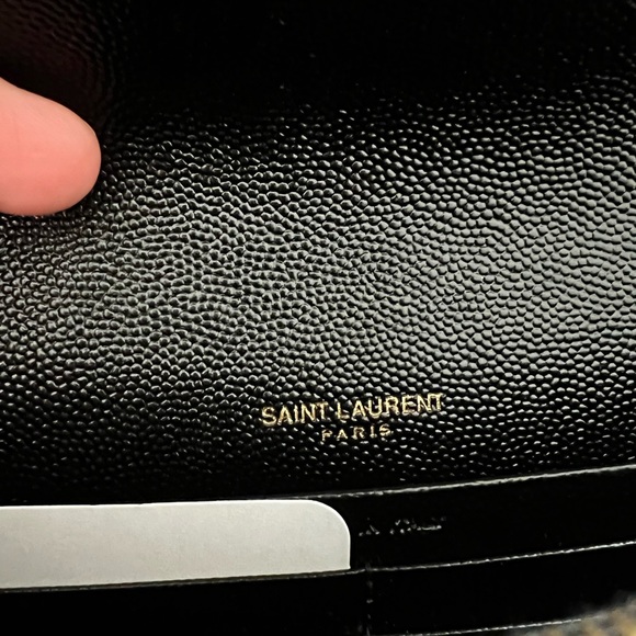 Yves Saint Laurent | Bags | Ysl Cassandre Envelope Chain Wallet | Poshmark